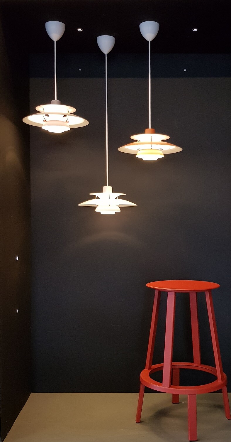 Nieuw in showroom PH5 mini van Louis Poulsen - Secoff